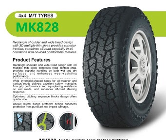 Mileking MK828 Mud-Terrain 31x10.5R15 - milltire