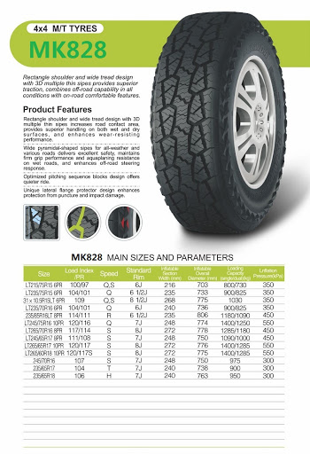 WINDA WA80+ ALL TERRAIN / ALL SEASON 31X10.5R15 - milltire